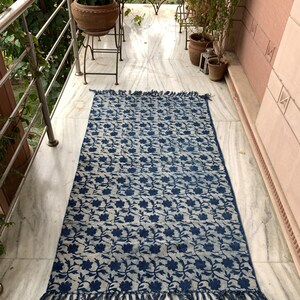 Indian Rug / Living Room Rug / Rug / Blue Rug / Floor Rug / Area Rug ...