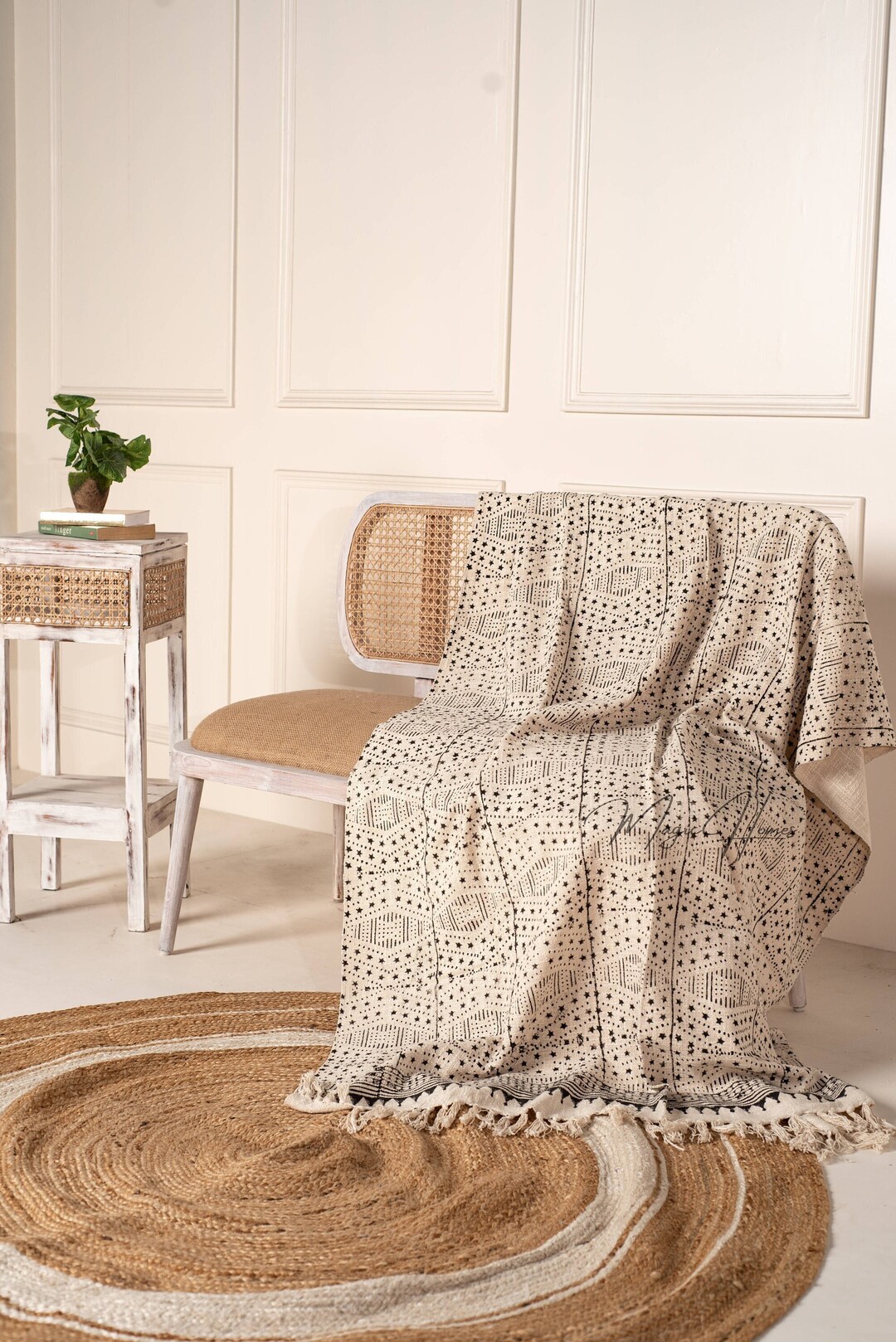 Daabu Designer Blanket Throws Aesthetic Throws Chair Throws - Etsy