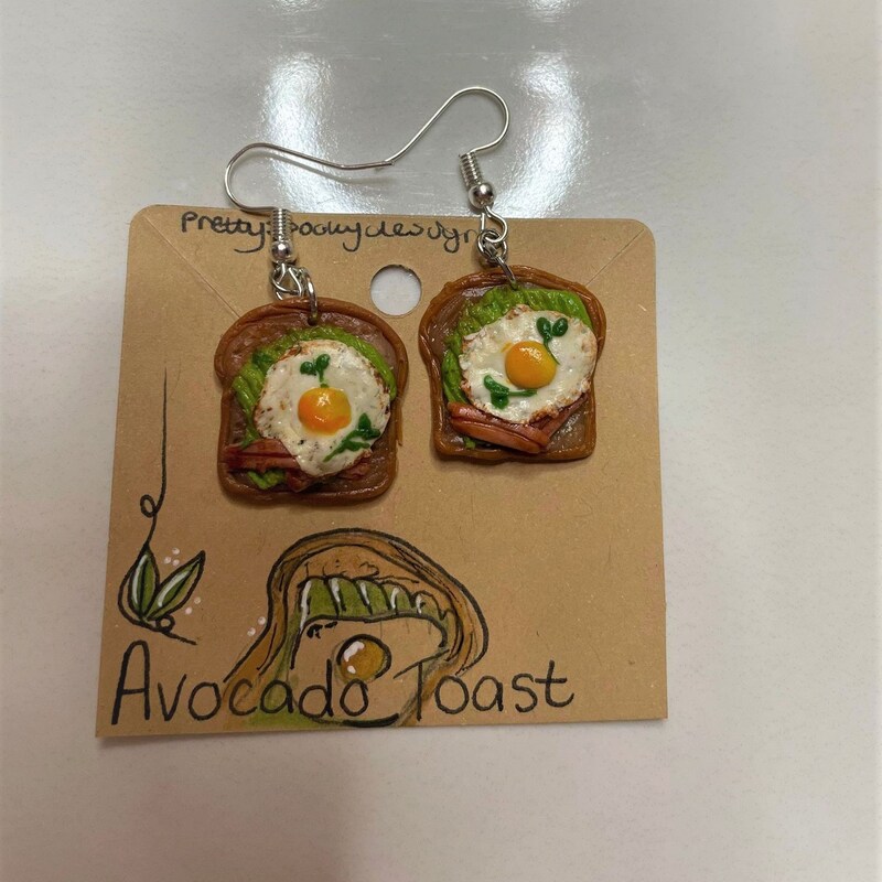 Toast Earrings - Etsy