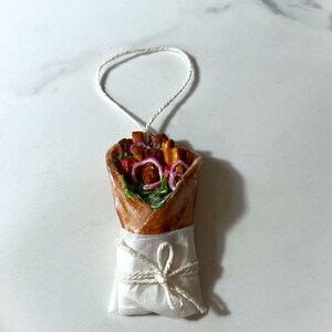 Chicken Gyros Ornament // Christmas Decoration // Polymer Clay Ornament ...