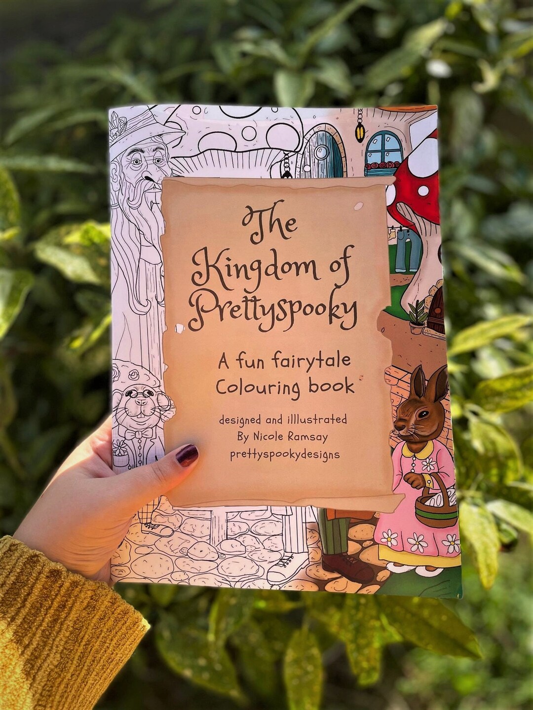 Fairy-tale Colouring Book: Cottagecore Fantasy, Handmade A4 - Etsy UK