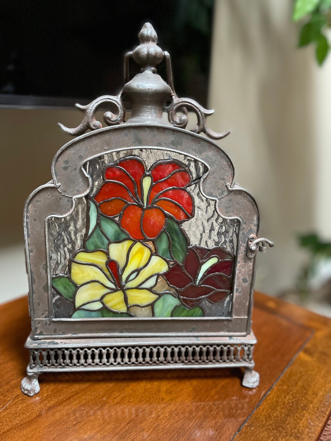 Stained Glass Lantern - Etsy