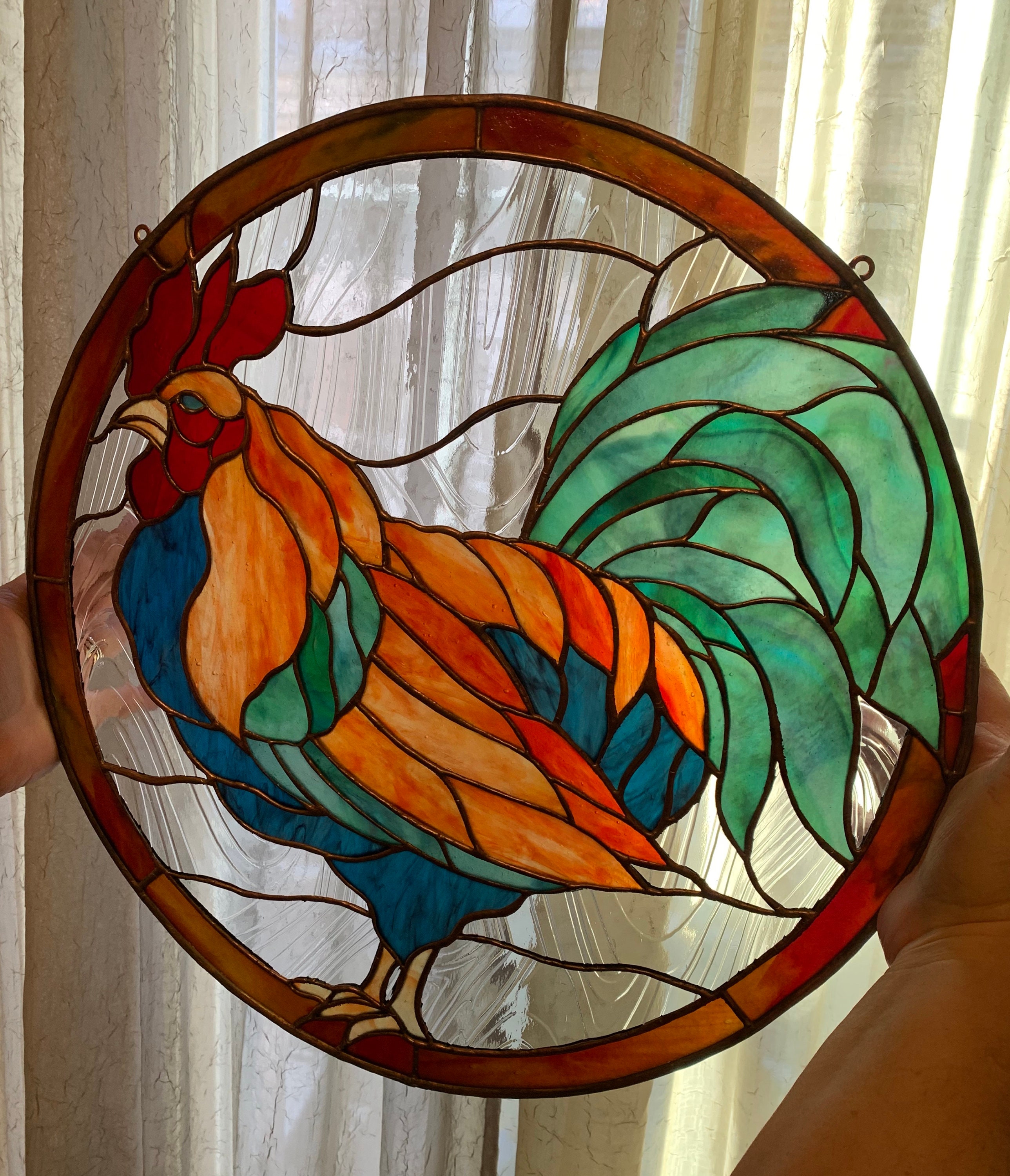 Stained Glass Window Chicken