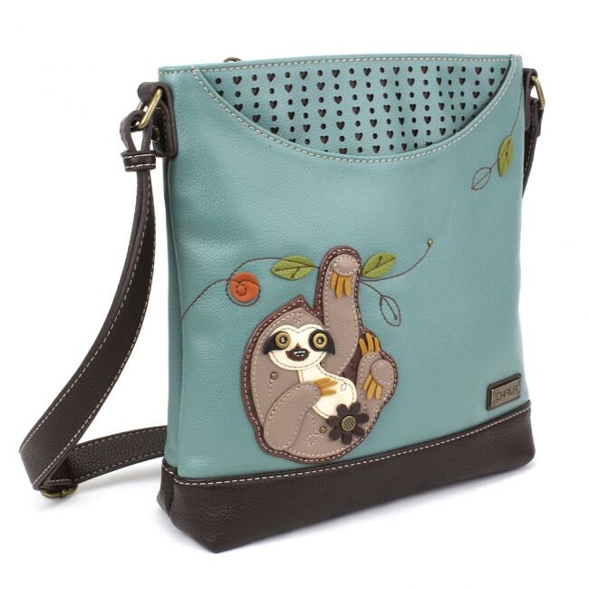 Elegant & Unique Sloth Messenger Bag Purse Compact - Etsy