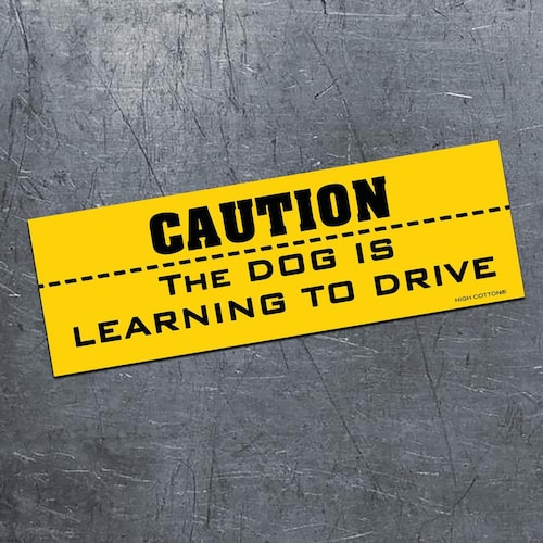 Caution Bumper Magnet Funny Car Magnet Sticker Magnet for - Etsy