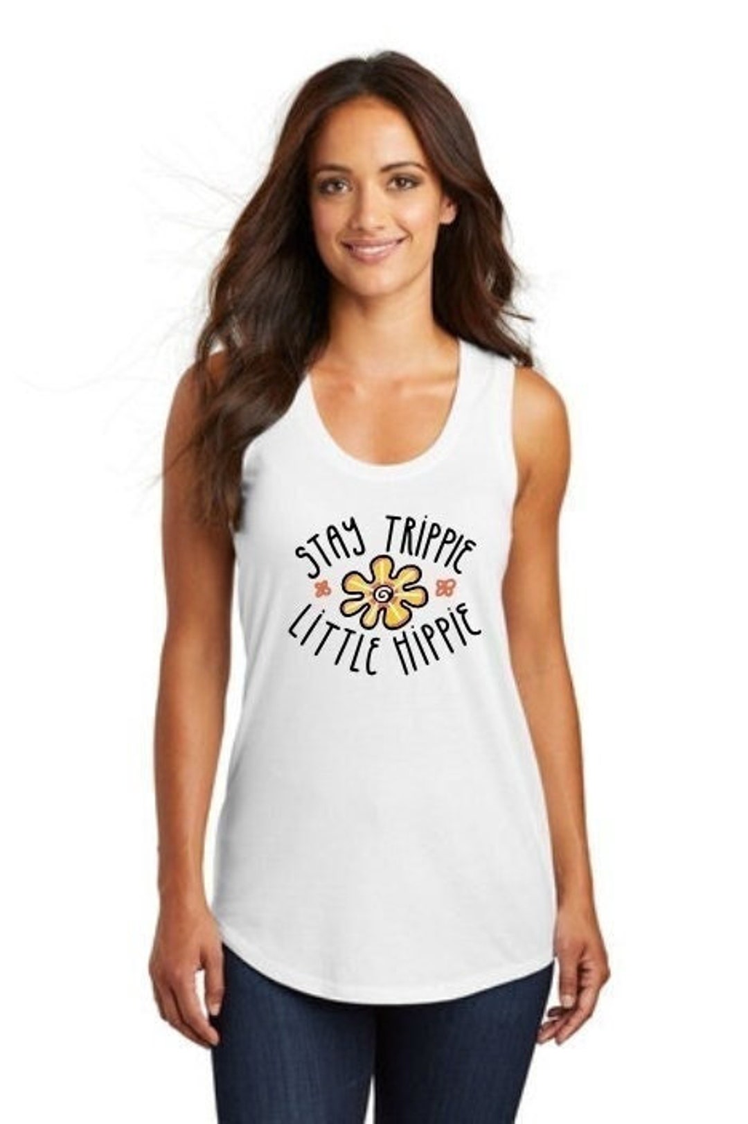 Stay Trippie Little Hippie Tank Top Hippie Tank, Shirt Summer Tank Top ...