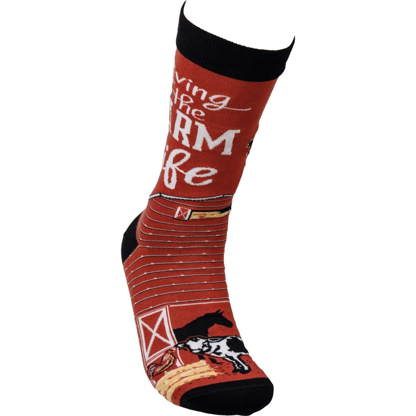 Living the Farm Life Socks Soft Comfortable Socks Fun - Etsy