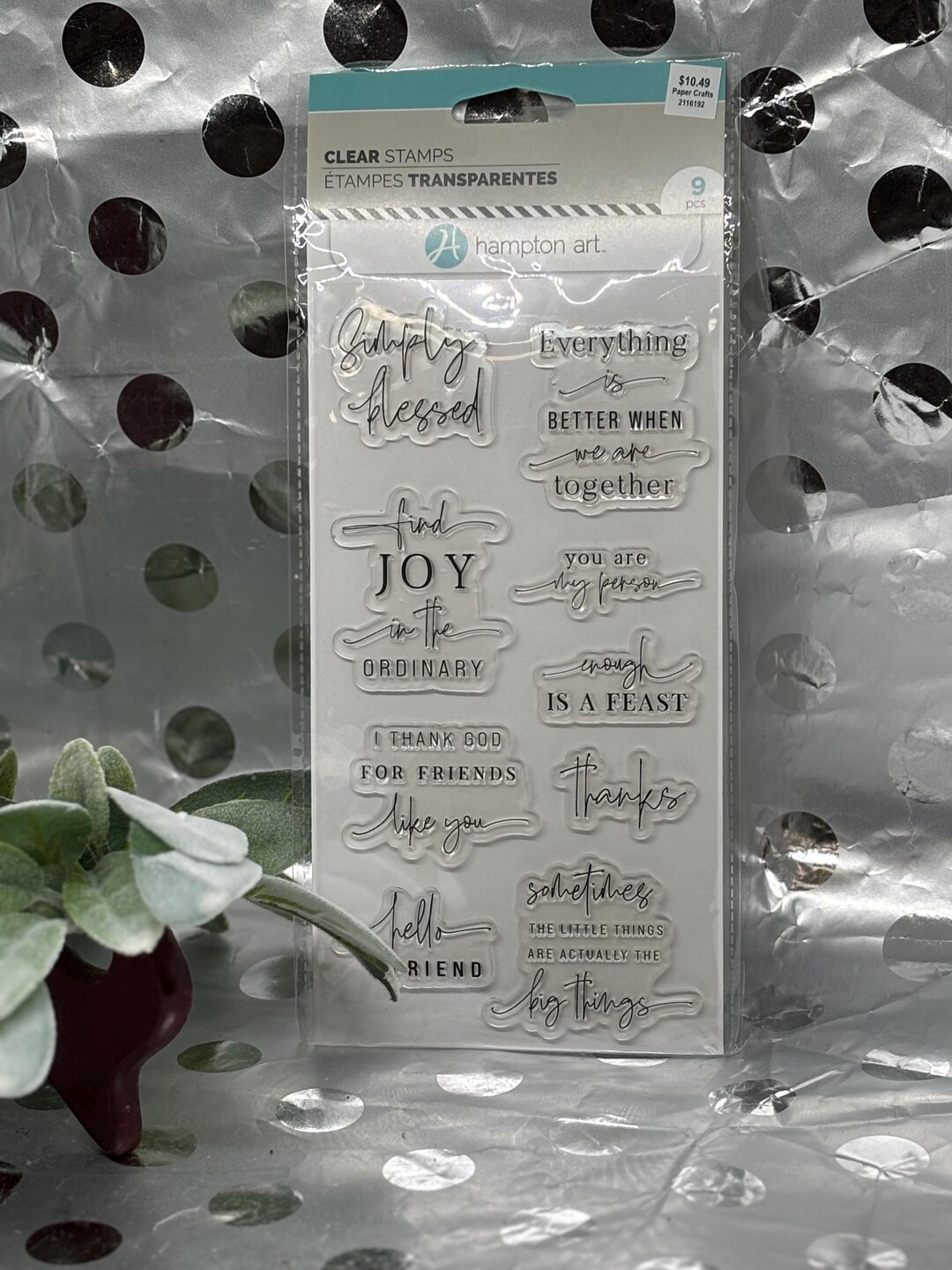 Hello Friend Stamp Set - Etsy