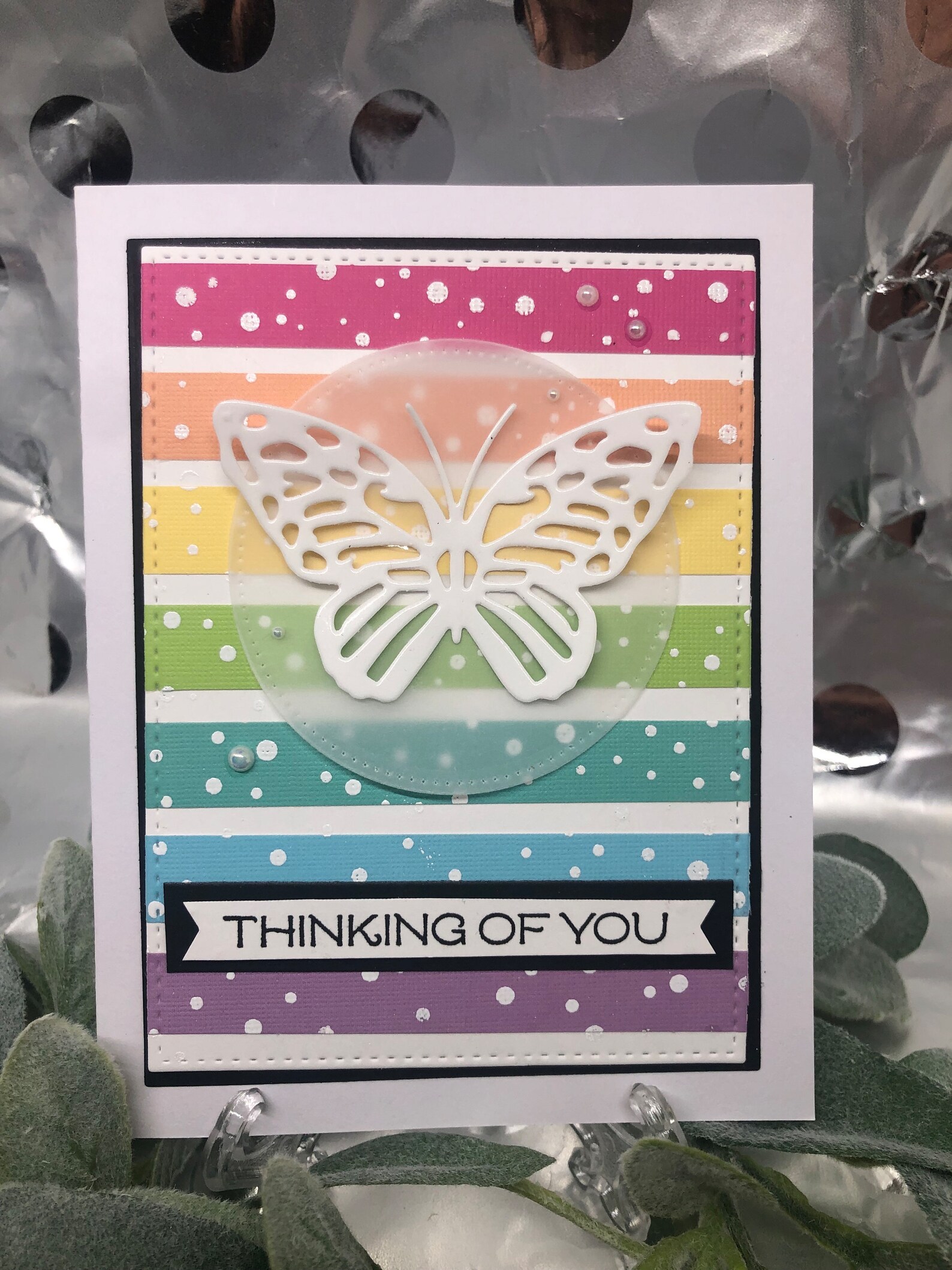Pastel Butterfly Strip Card Kit (4) - Etsy