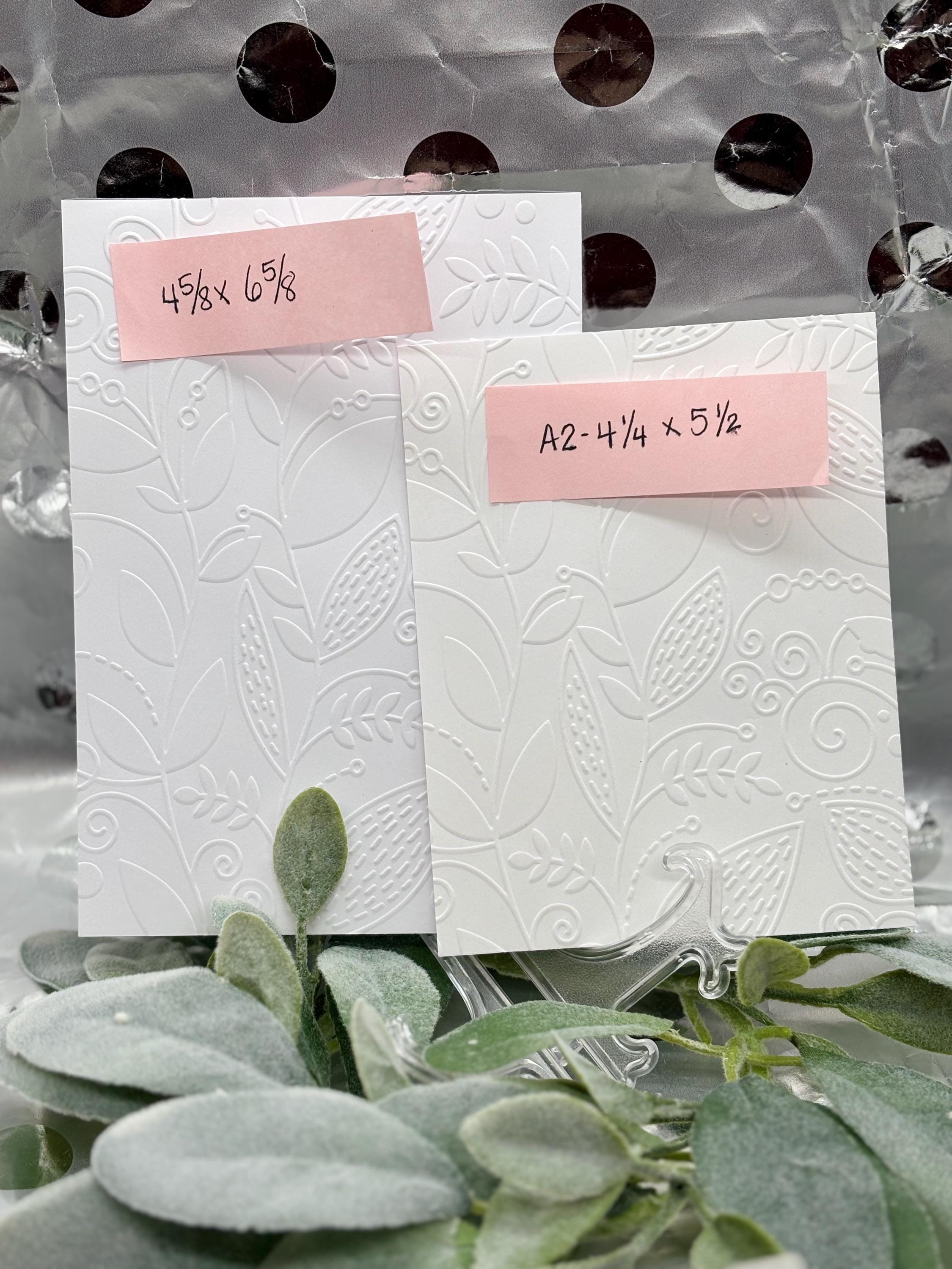 Leafy Ornate Embossing Folder - Etsy