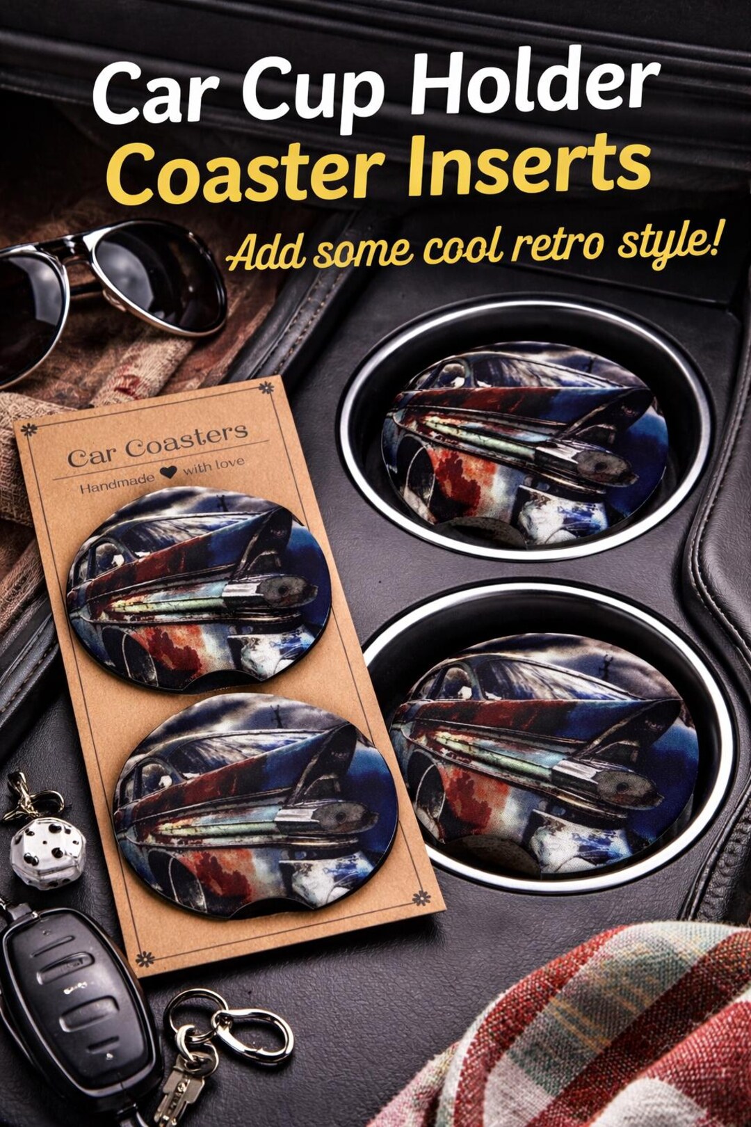 Classic Chevy Car Coaster - Etsy