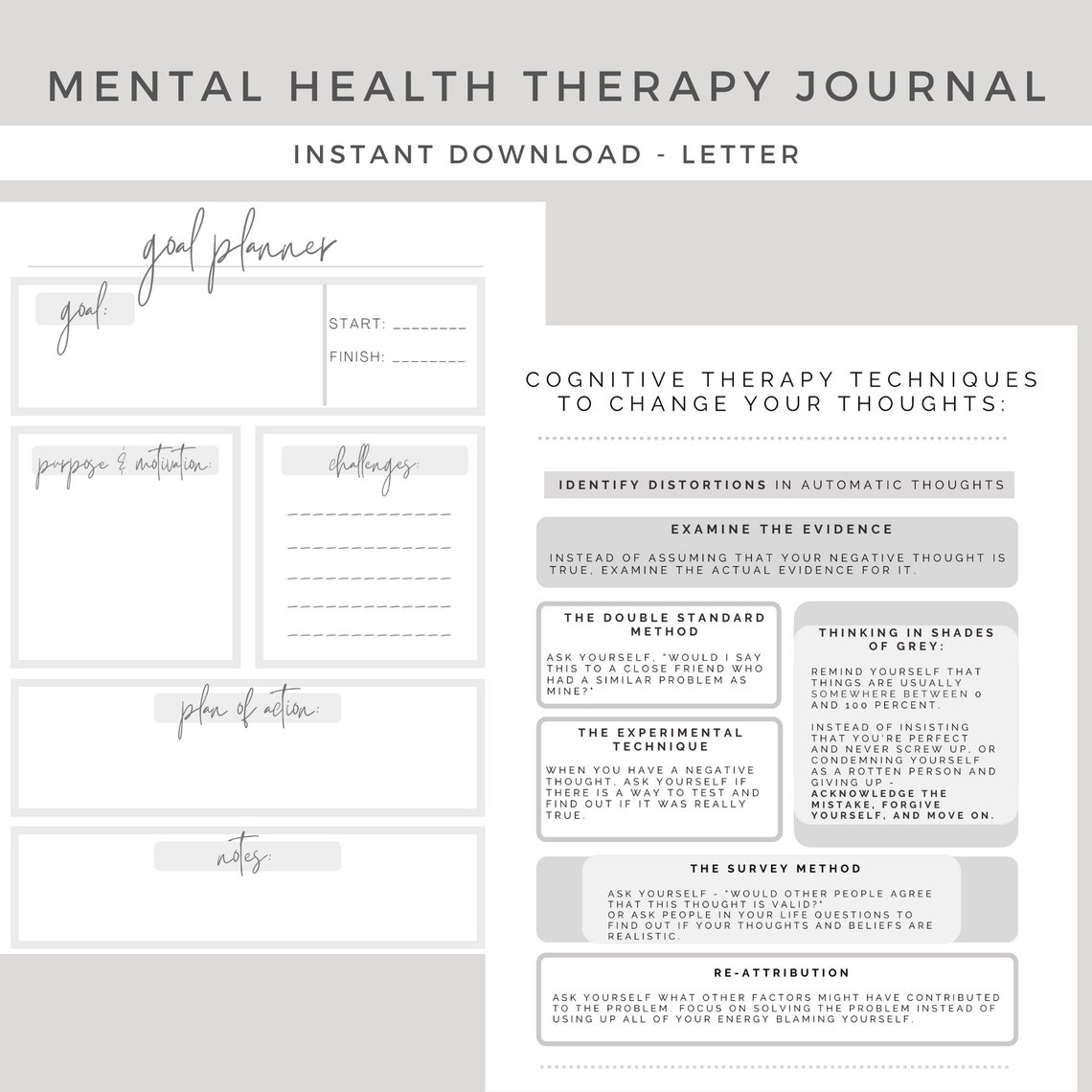 Mental Health Therapy Journal, Mental Health, Depression, Anxiety ...