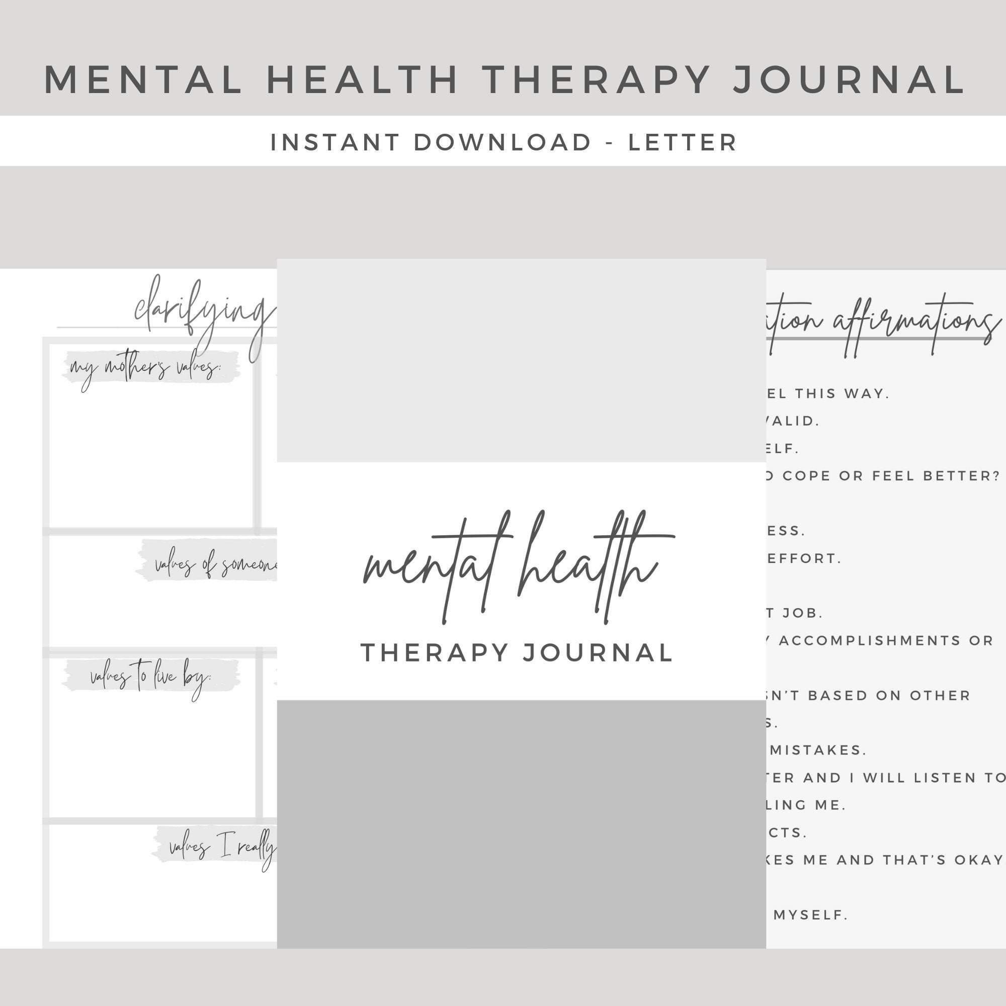Mental Health Therapy Journal, Mental Health, Depression, Anxiety ...