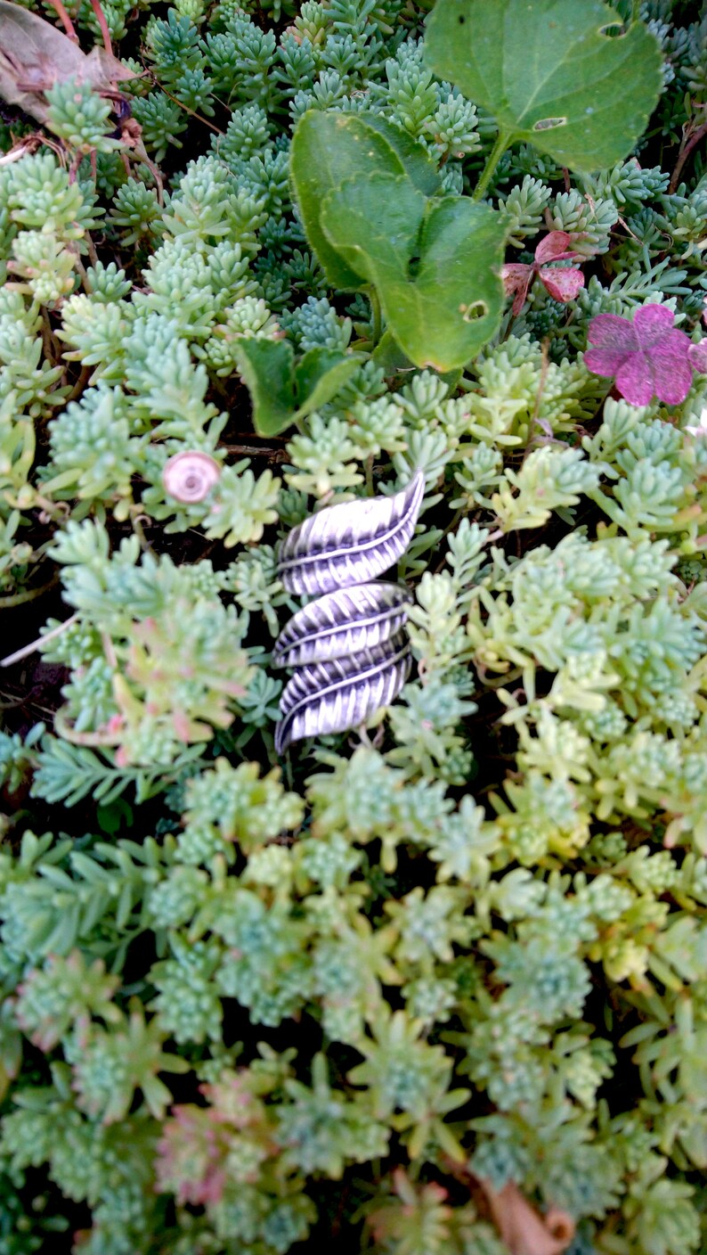 Leaf Shaped Stackable Silver Coated Ring. Adjustable Statement - Etsy