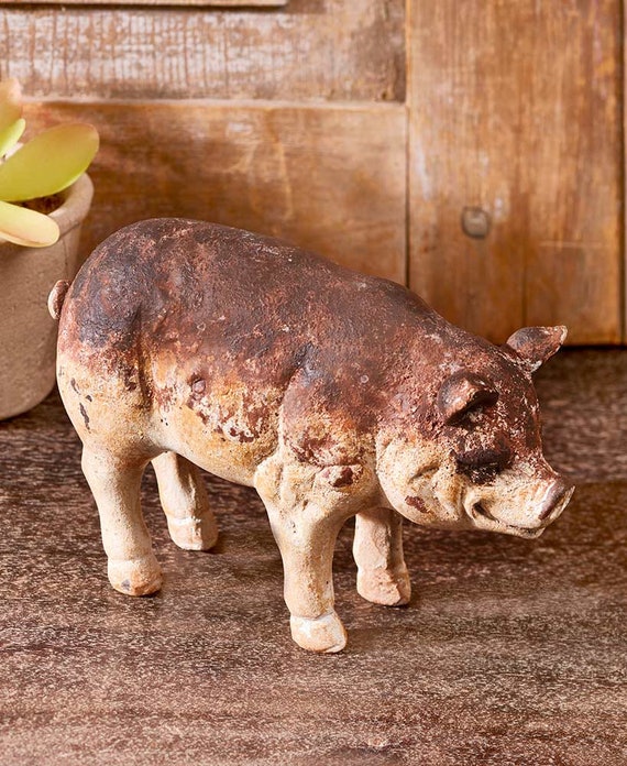 Figurines CHOOSE Style Rustic Farm Animal Sculptures Decor Art ...