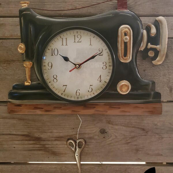 Sewing Room Clock - Etsy