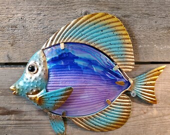 Metal Fish Wall Decor | Etsy