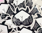 Big Tiddy Goth Gf Sticker Meme | Etsy