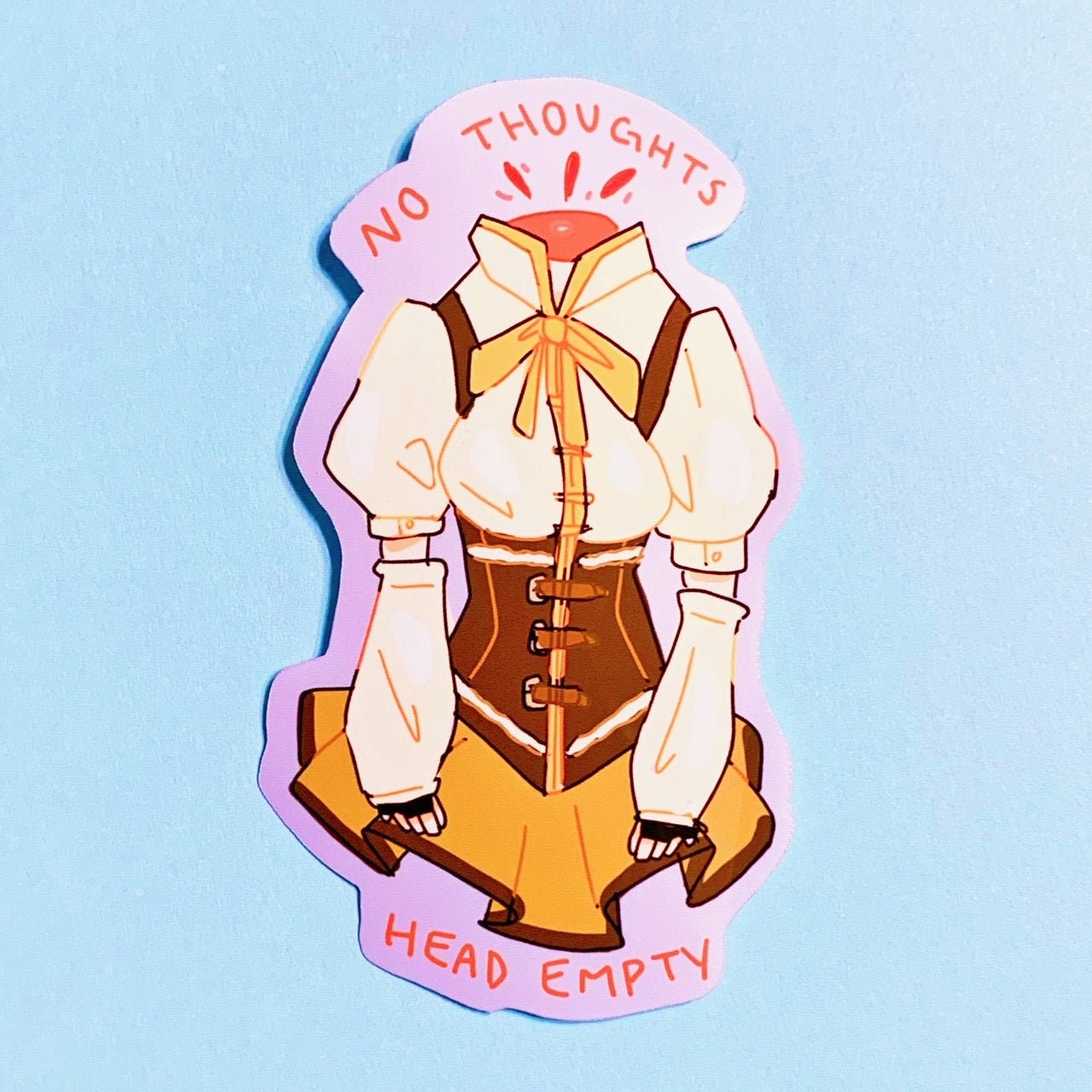 No Thoughts Head Empty Meme Mami Tomoe Madoka Magica - Etsy UK