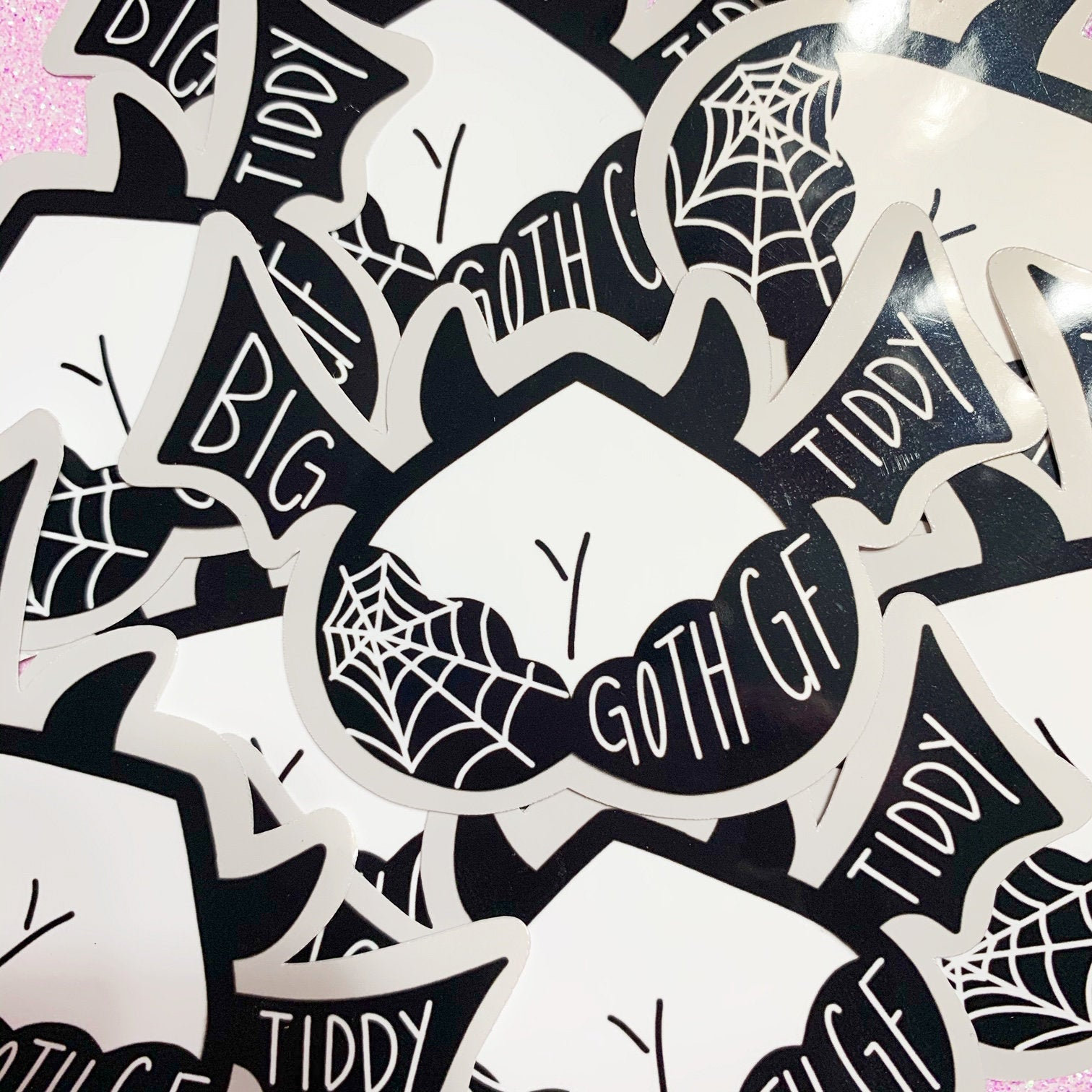 Big Tiddy Goth Gf Sticker Meme | Etsy