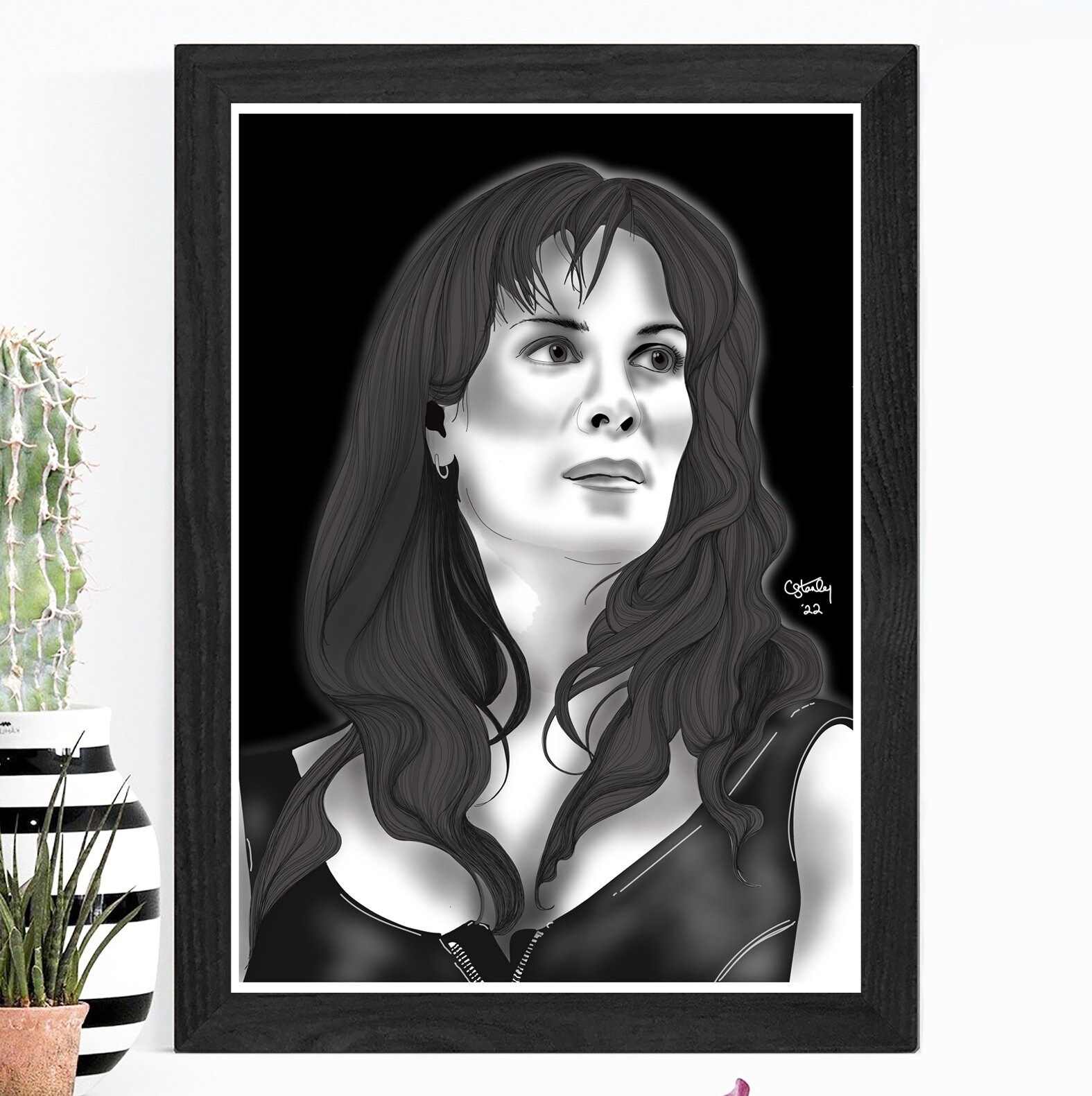 Chyna Art Print | Wrestling Wall Art | Digital Download Print at Home ...