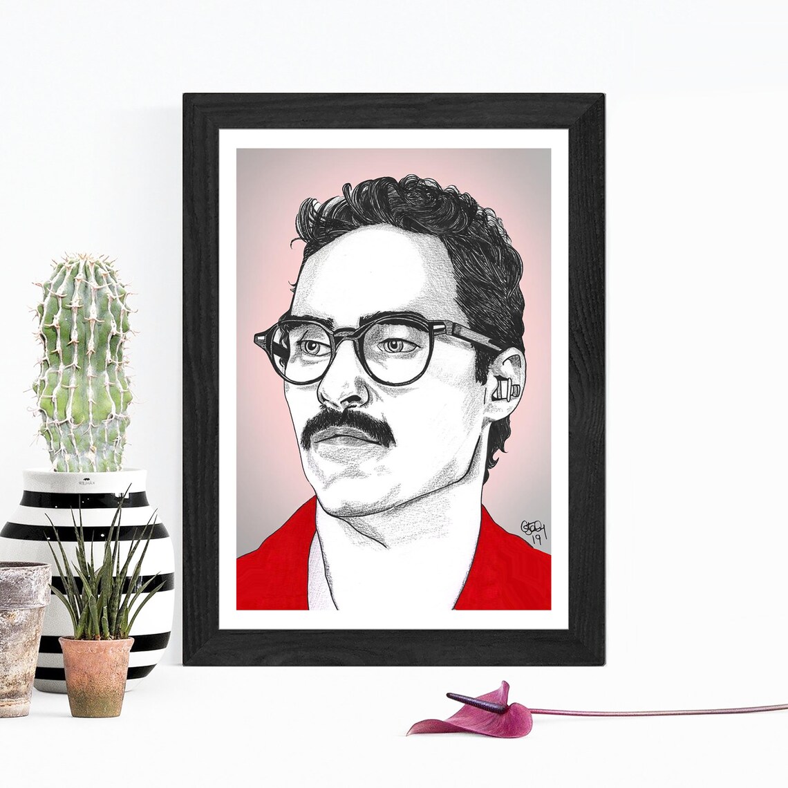 Theodore Twombly 'her' Movie Art Print | Movie Wall Art | Giclee Print ...