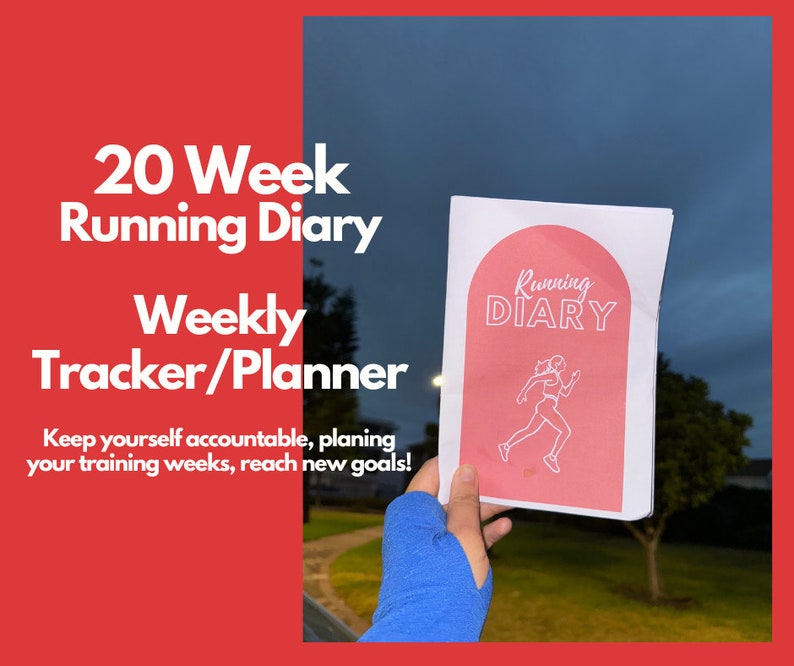 Digital or Printable Running Diary 20 Week Running Planner/tracker - Etsy