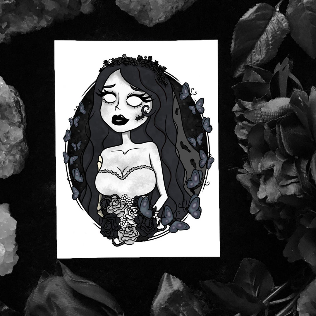 Tim Burton's Corpse Bride "emily" Art Print - Etsy