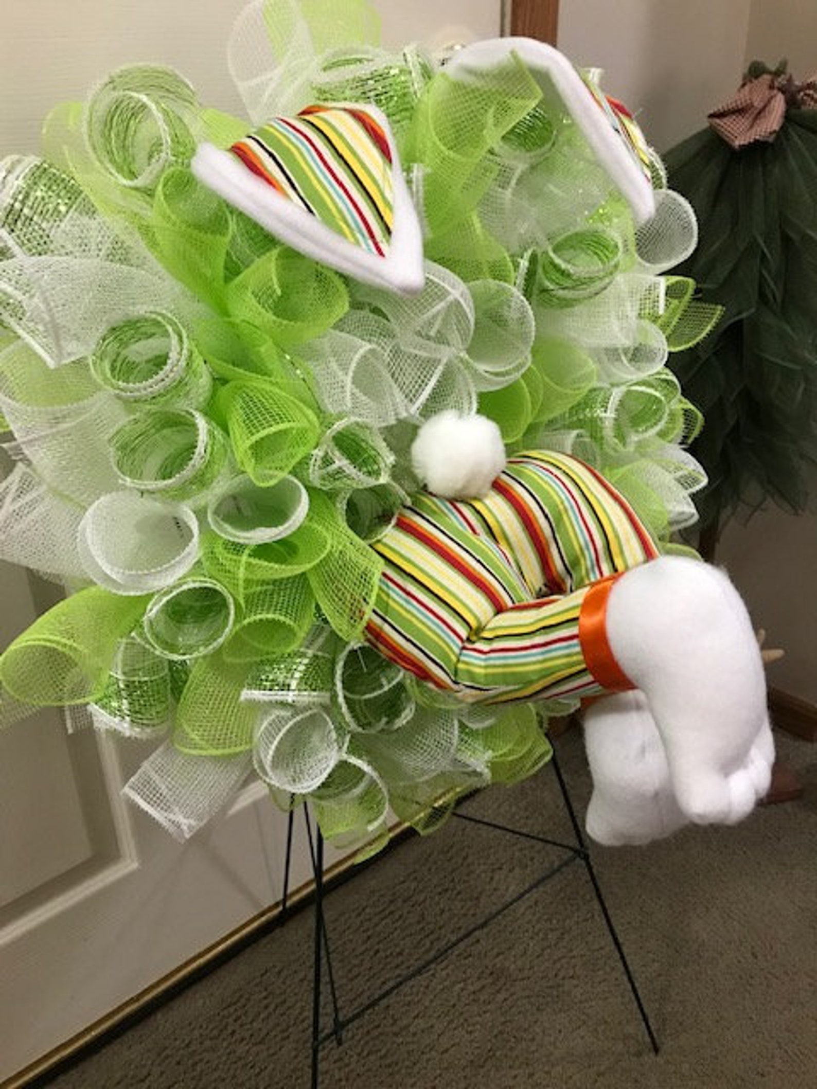 E-PATTERN- MUST DOWNLOAD, Bunny Wreath Enhancement Epattern,bunny Butt ...