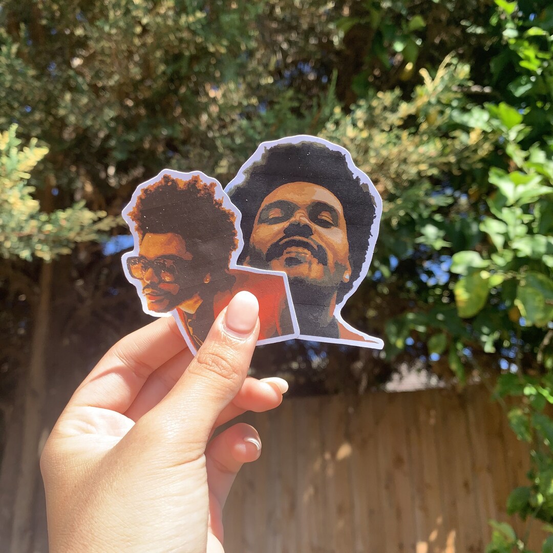 The Weeknd Vinyl Sticker - Etsy