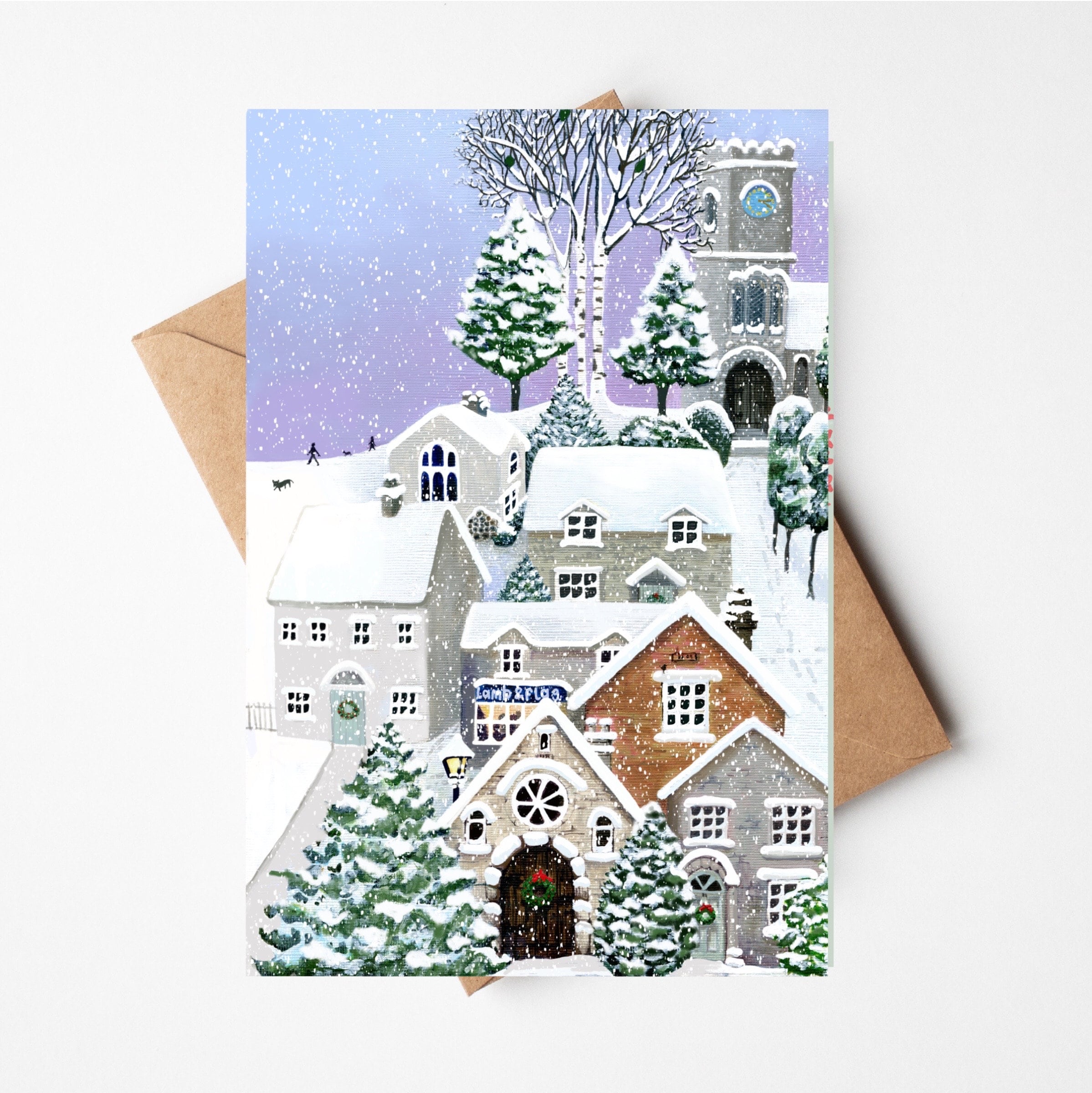 First Snow Christmas Cards 6 Card Bundle, Holidays Cards, Gifts for Her ...