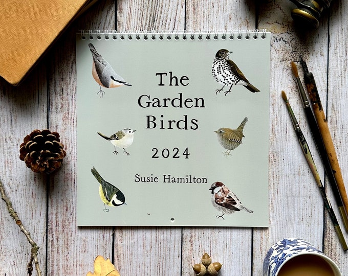 Coastal Birds 2024 Illustrated Calendar of British Coastal Birds ...