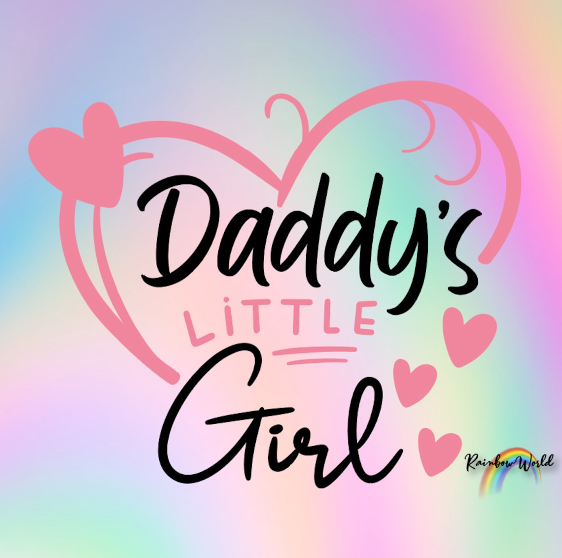 Daddy's little girl svg/pdf/png/eps/dxf files clipart/baby | Etsy