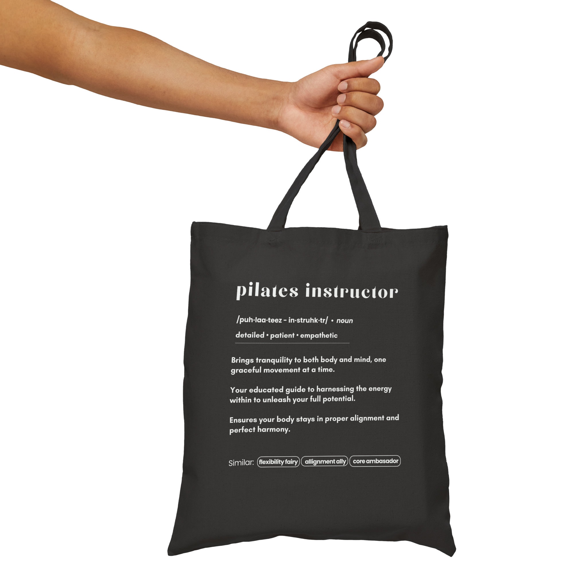 Pilates Tote Bag, Pilates Instructor Definition Bag, Cute Gift for ...