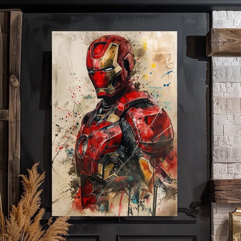 Iron Man Wall Art - Etsy