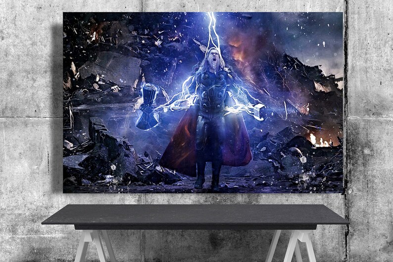 Avengers Endgame Thor Chris Hemsworth Print Poster Art - Etsy