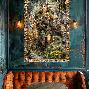 Cernunnos, Celtic Mythology, Horned God, Lord of the Wild Things ...