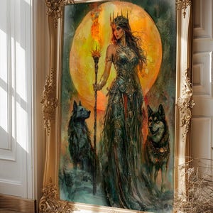 Hecate, Hekate, Goddess Greek Mythology, Magic and Moon, Night ...
