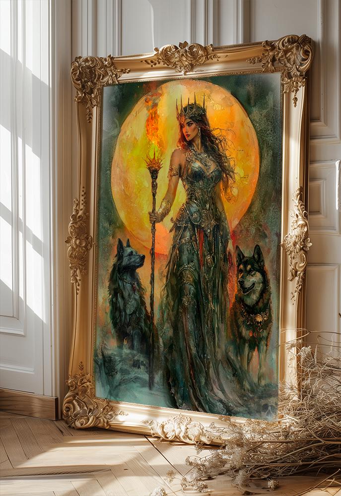 Hecate, Hekate, Goddess Greek Mythology, Magic and Moon, Night ...