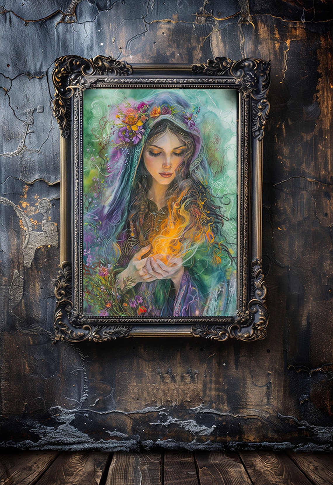 Brigid, Brigit, Irish-celtic Mythology Goddess, Spring, Fertility, and ...