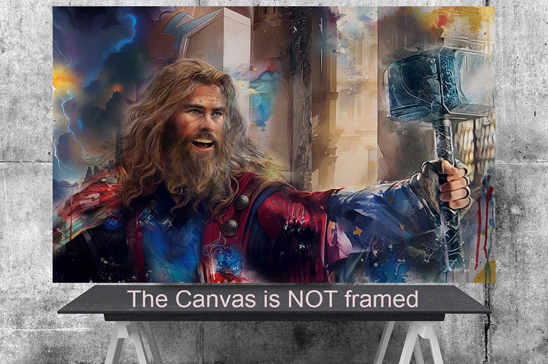 Avengers Endgame Thor Chris Hemsworth Mjolnir Worthy - Etsy