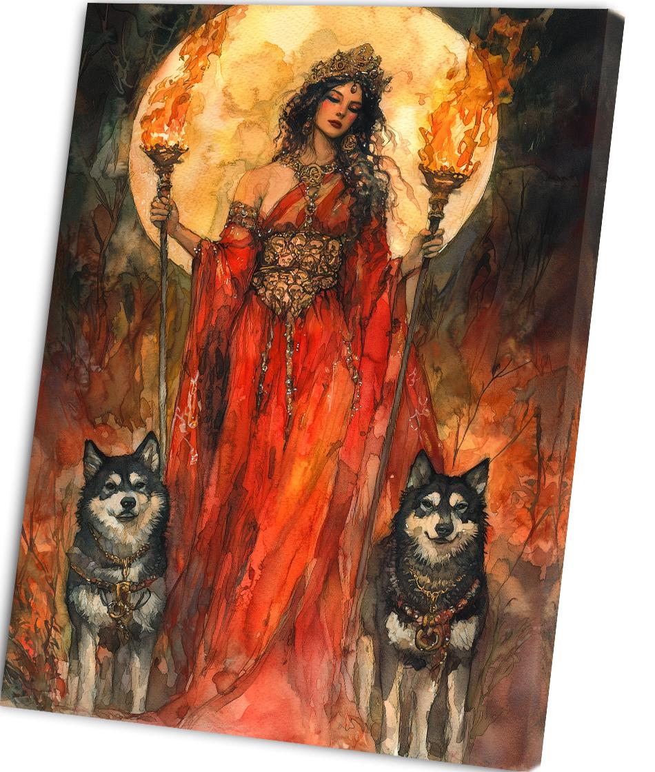 Hecate, Hekate, Goddess Greek Mythology, Magic and Moon, Night ...