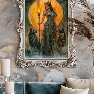 Hecate, Hekate, Goddess Greek Mythology, Magic and Moon, Night ...