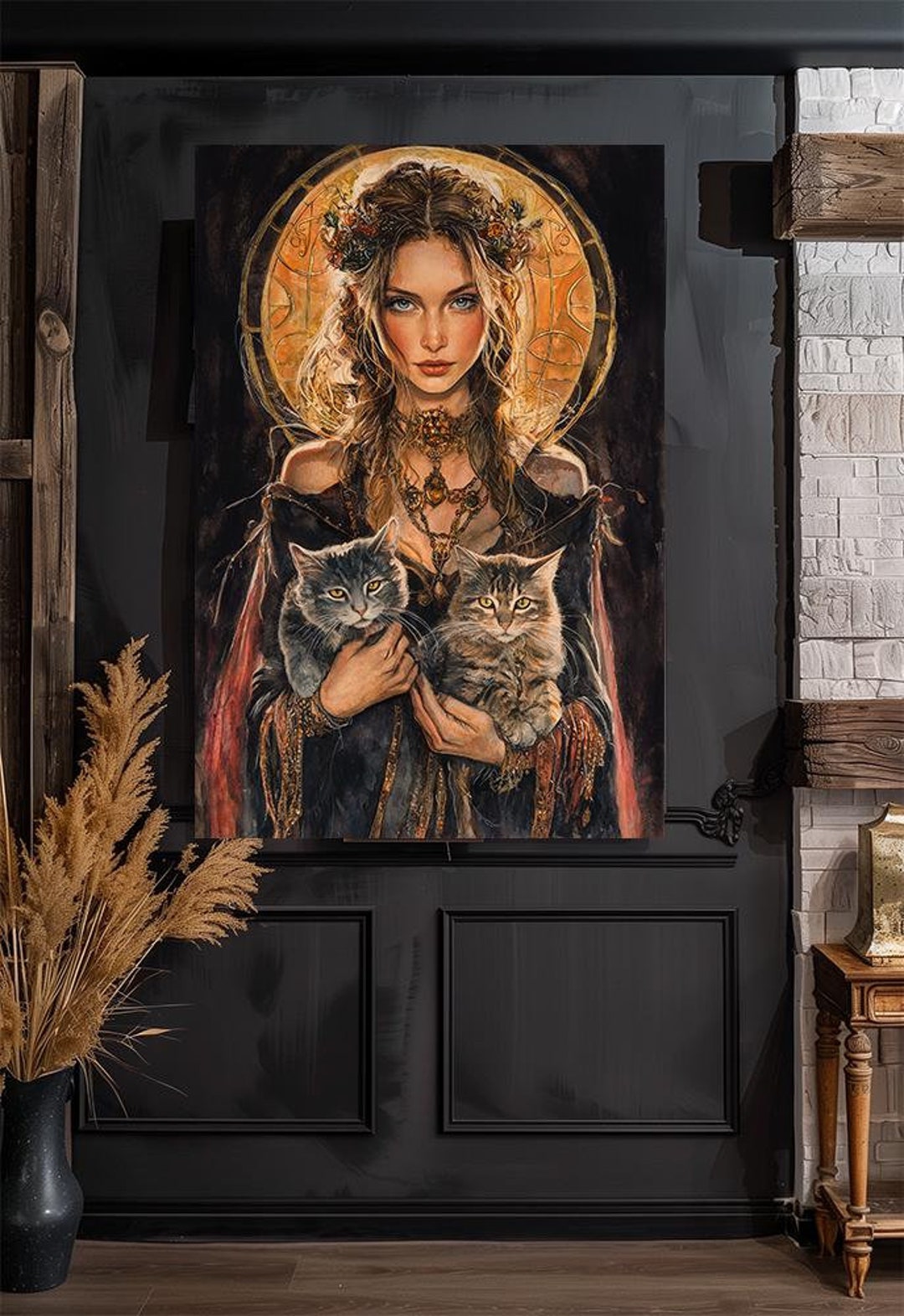Freyja Goddess Norse Mythology, Goddess of Love and Beauty, Lady Freyja ...