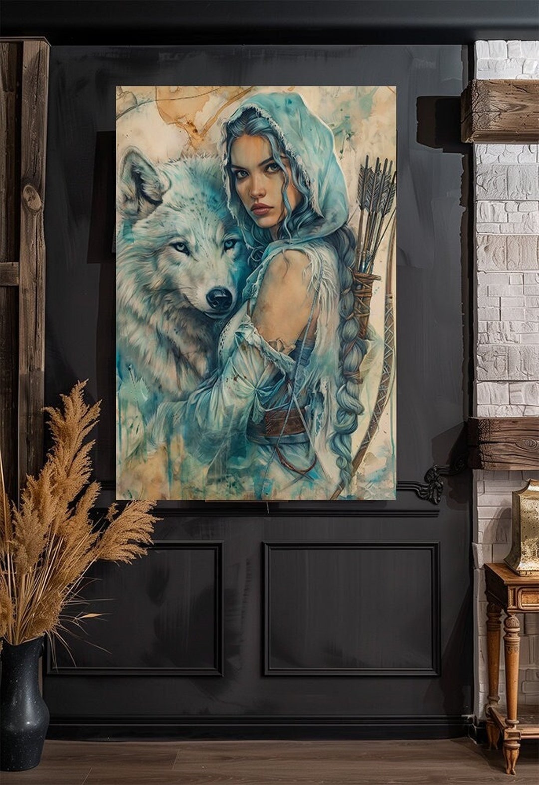 Skadi, Goddess Norse Mythology, Goddess of Winter and Mountains, Skiing ...