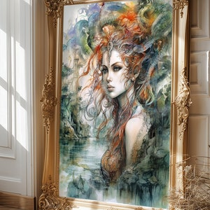 Medusa, Greek Goddess Mythology, Queen of the Gorgons, Lady Gorgon ...