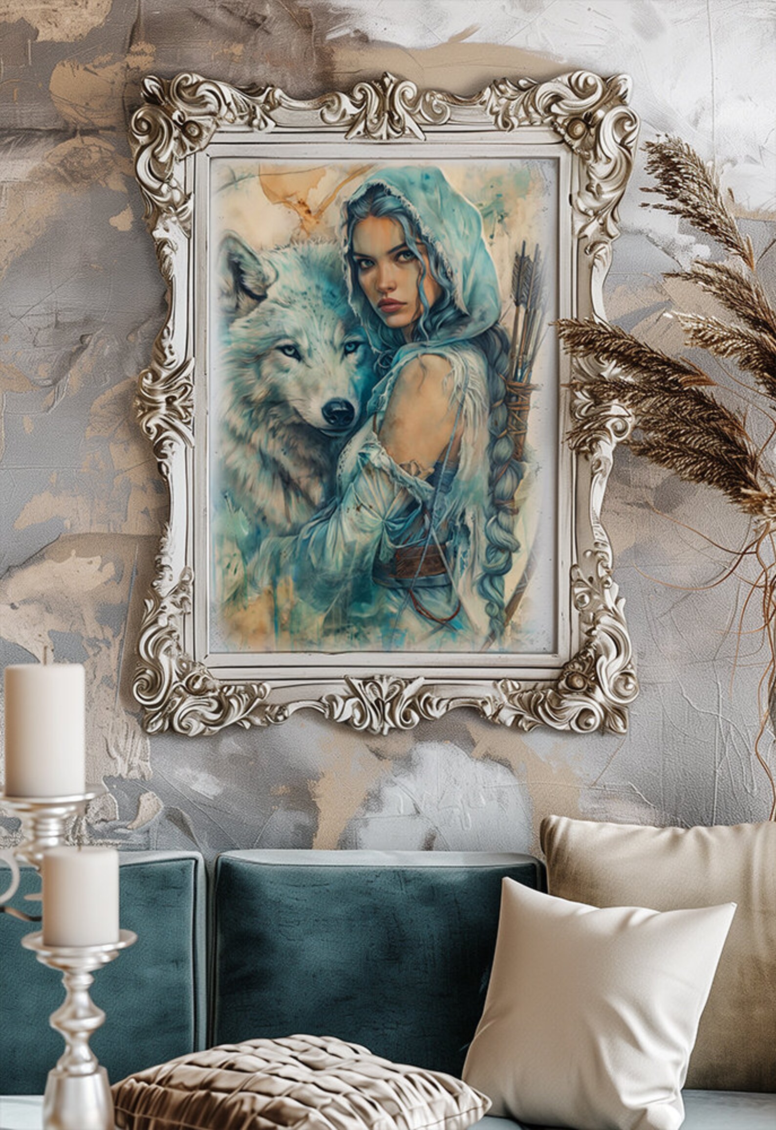 Skadi, Goddess Norse Mythology, Goddess of Winter and Mountains, Skiing ...