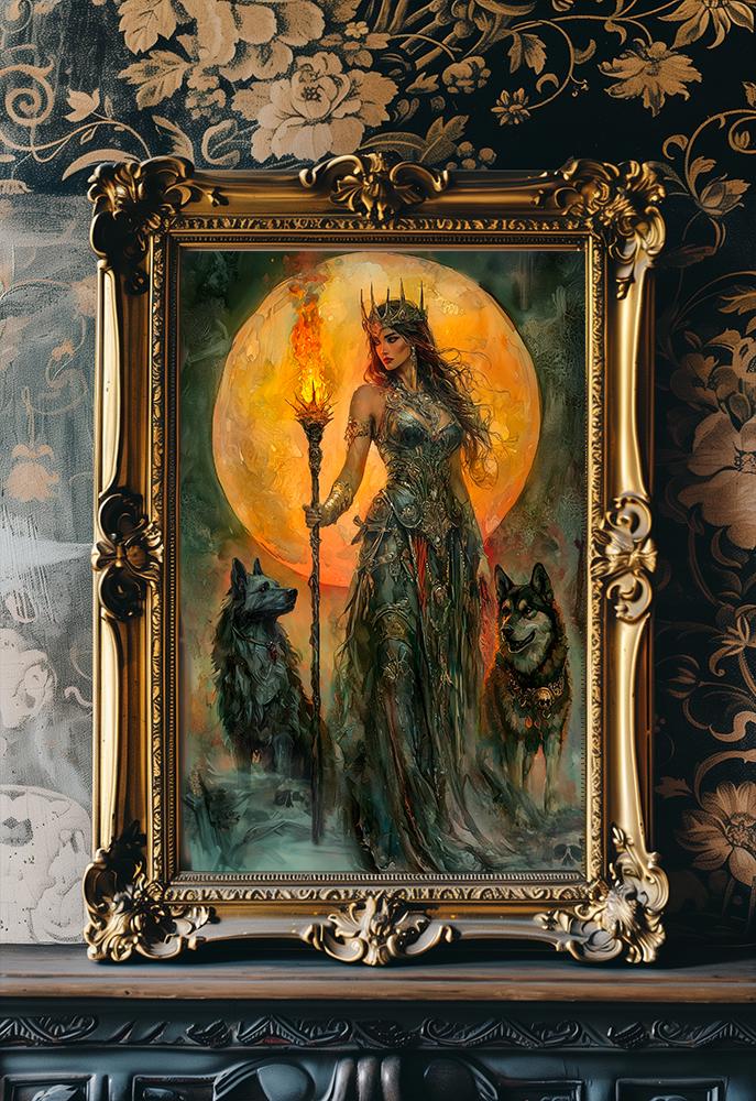 Hecate, Hekate, Goddess Greek Mythology, Magic and Moon, Night ...