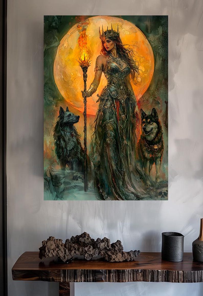 Hecate, Hekate, Goddess Greek Mythology, Magic and Moon, Night ...