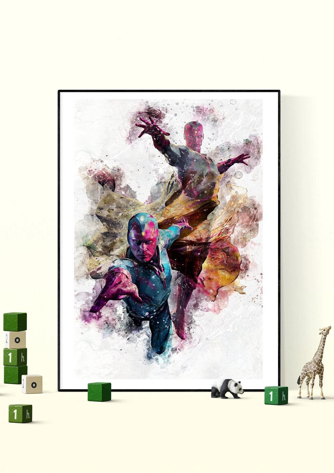 Avengers Endgame, Vision, Digital Download, Print, Poster, Art ...